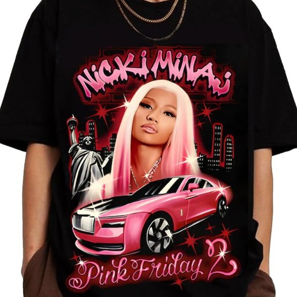 Gildan | Shirts | Nicki Lewinsky Airbrush Style Shirt Nicki Minaj ...